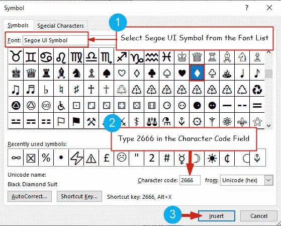 ♦ | Diamond or Lozenge Symbol (Meaning, How To Type on Keyboard, & More ...