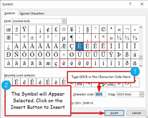 Alt Codes for E with Accent Marks (Èè Éé Êê Ëë Ēē) (Windows Keyboard ...