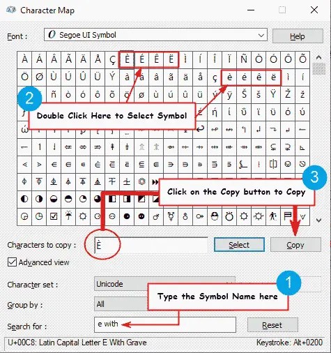 Alt Codes for E with Accent Marks (Èè Éé Êê Ëë Ēē) (Windows Keyboard ...